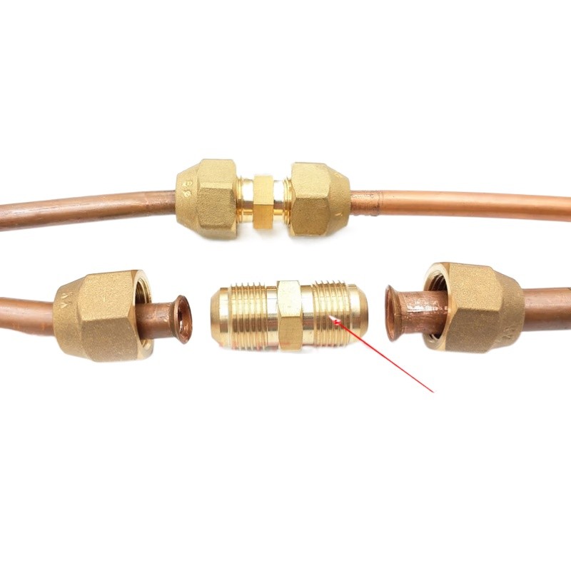 Air-conditioning copper pipe butt joint extension copper pipe joint ...