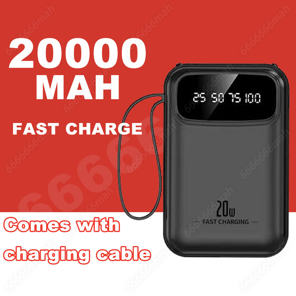 20W Super Fast Charging Power Bank 20000mah and Large Capacity Power ...