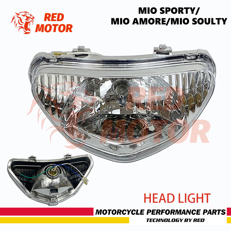 Motorcycle Head Light FOR MIO SPORTY/MIO AMORE/MIO SOULTY | Shopee ...