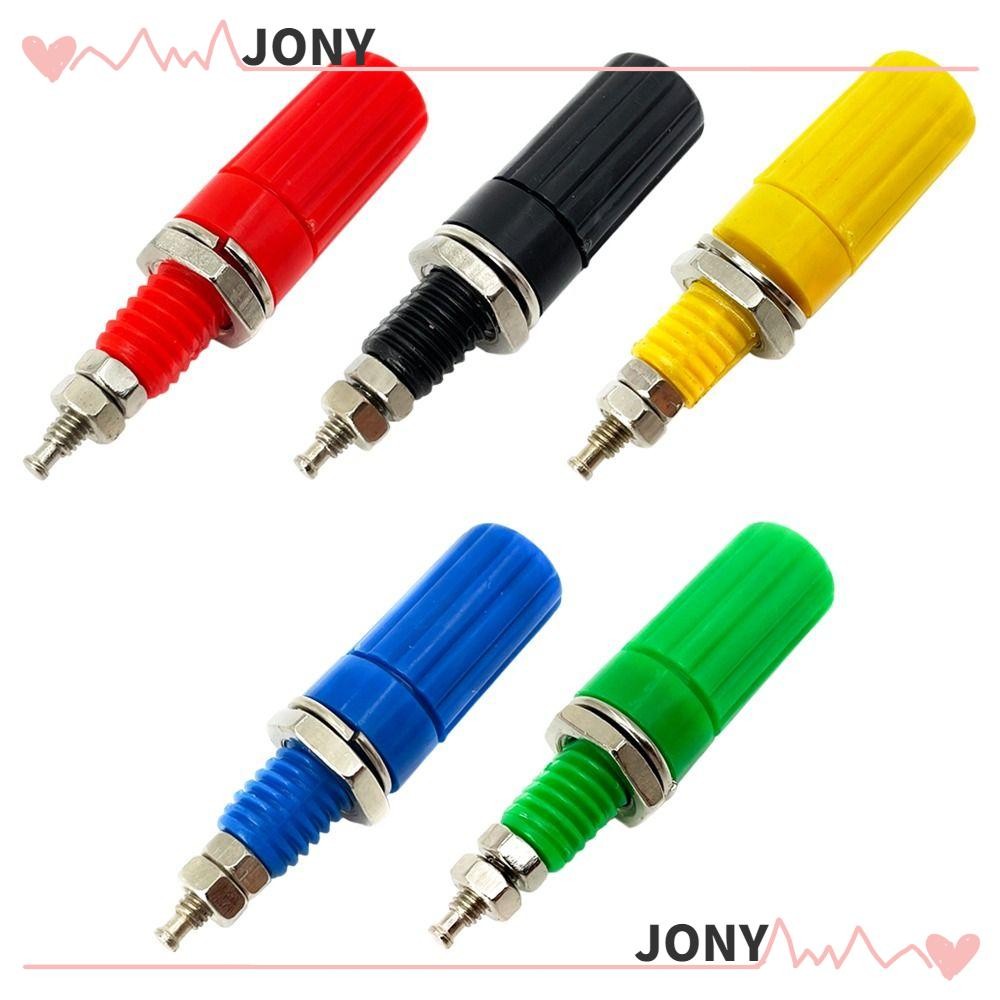 JY1 Terminal Binding Post, Insulated Safety 4MM Banana Terminal ...