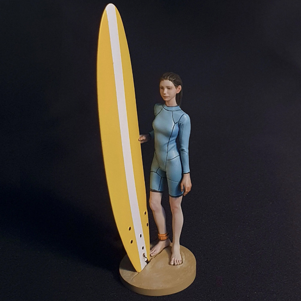 Resin Model figure, 1/20 Surfer, Girl, Unassembled and unpainted kit ...