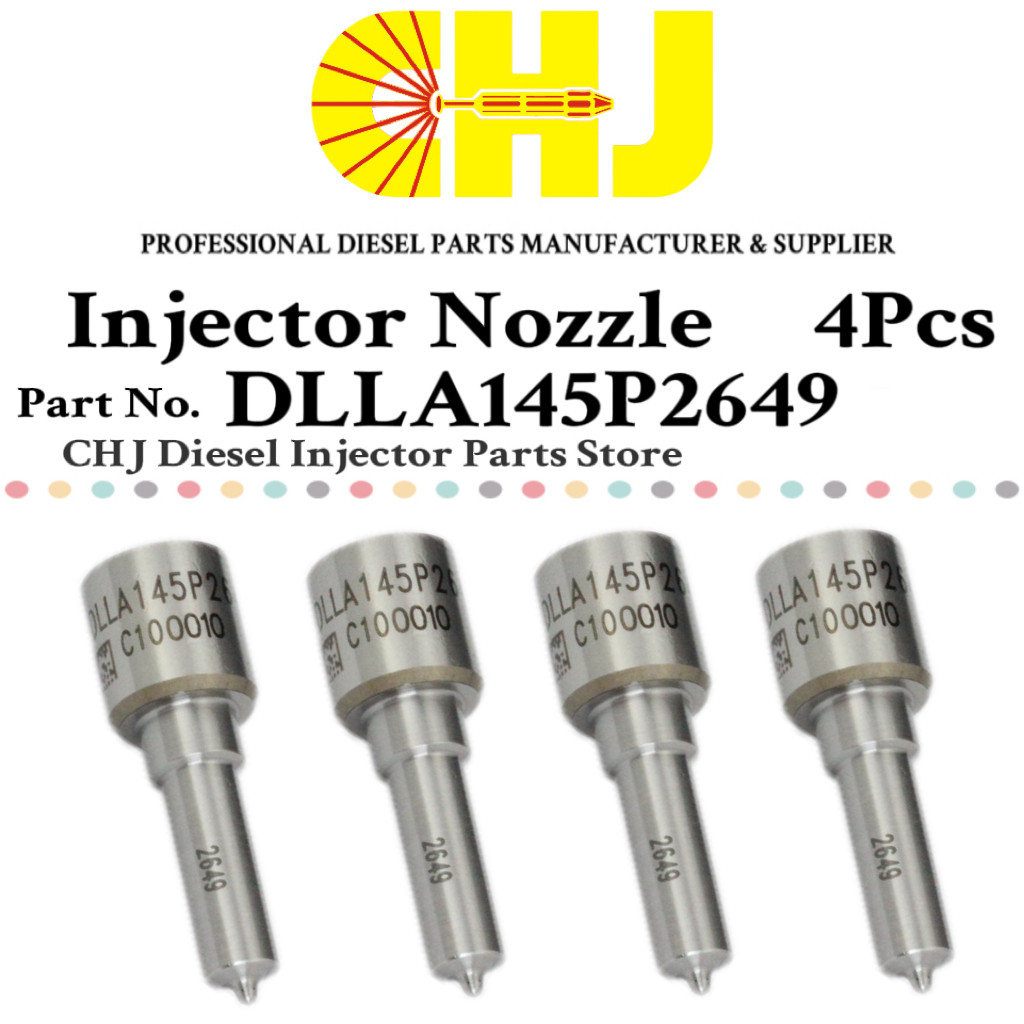 4PCS DLLA145P2649 Diesel Fuel Nozzle DLLA 145 P 2649 for YUCHAI ...
