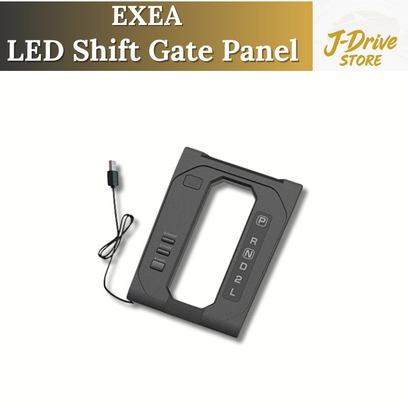 EXEA LED Shift Gate Panel EE-230 for Suzuki Jimny/Jimny Sierra JB64/JB74, Black, Model-Specific ...