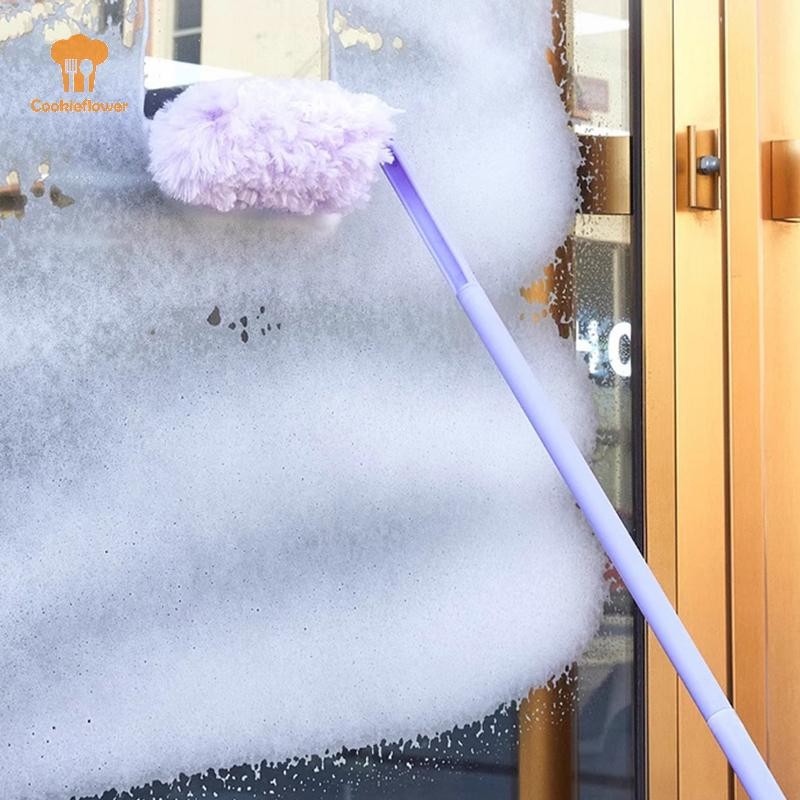 CKFR Adjustable Electrostatic Dust Duster Foldable Telescopic Feather ...