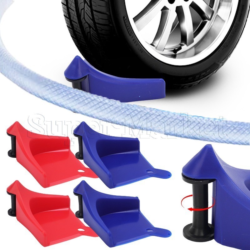 Automobile Tire Wedge - Hose Slide Tire Wedge - Car Wash Hose Winding ...