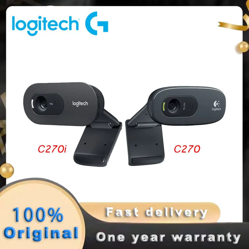 2025 New Logitech C270/c270i Hd Video 720p Web Built-in Micphone Usb2.0 ...