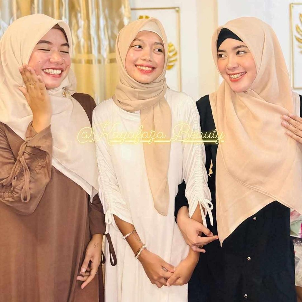 Couquet Triangle Hijab with different colors | Shopee Philippines