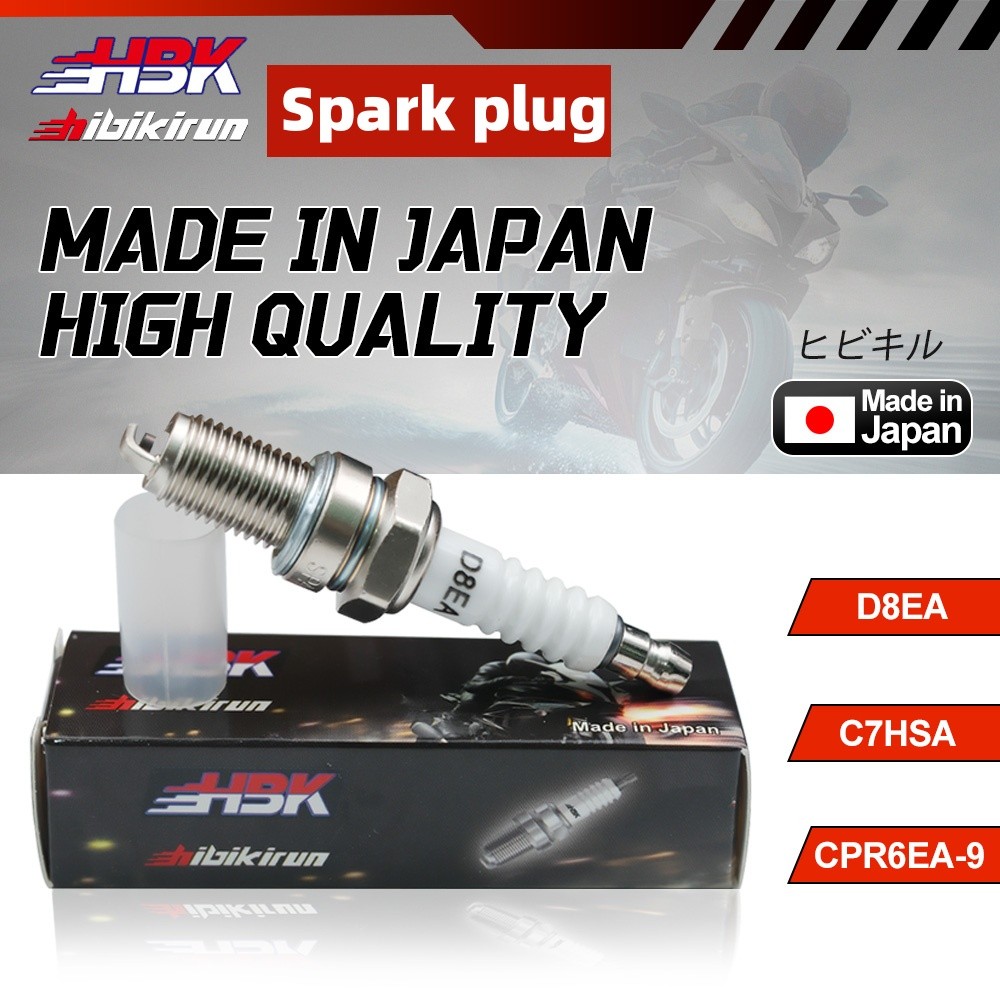 SPARK PLUG FOR MOTORCYCLE C7HSA/D8EA/CPR6EA-9 FOR HBK MOTORCYCLE SPARK ...
