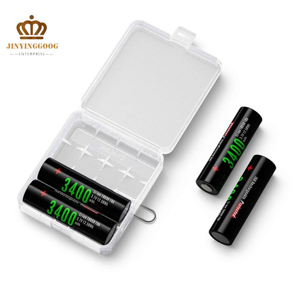 18650 Battery Storage Box - Holds 8 Cells Plastic Case for Rechargeable ...