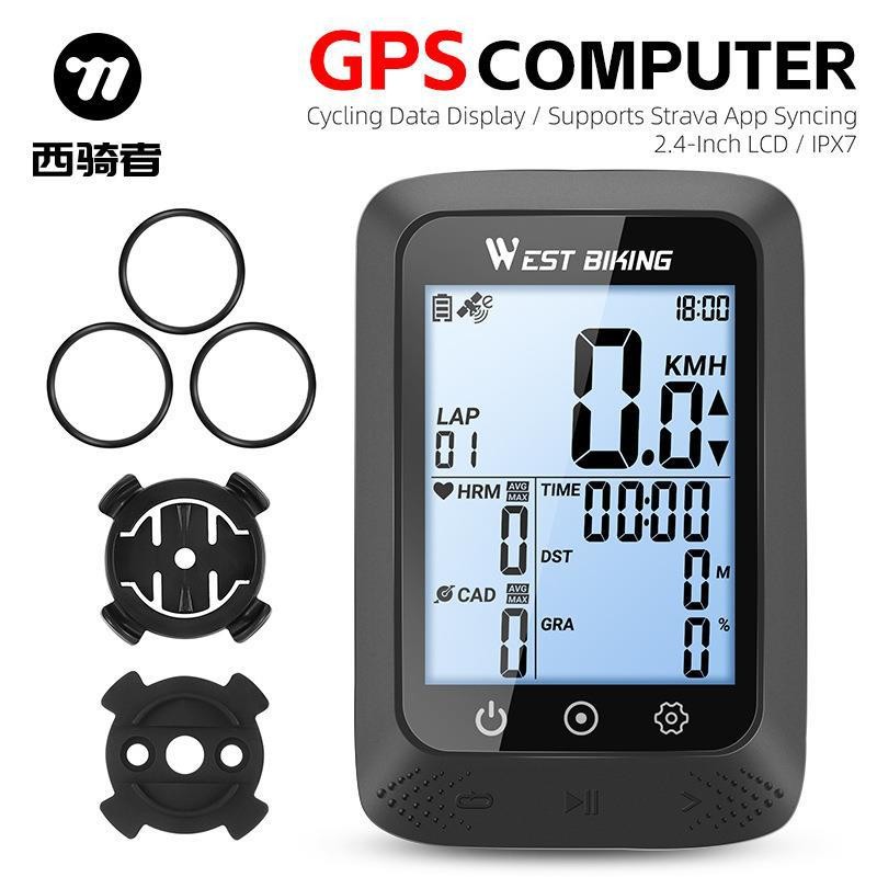 WEST BIKING Bicycle Wireless GPS Code Meter Mountain Road Bike ...