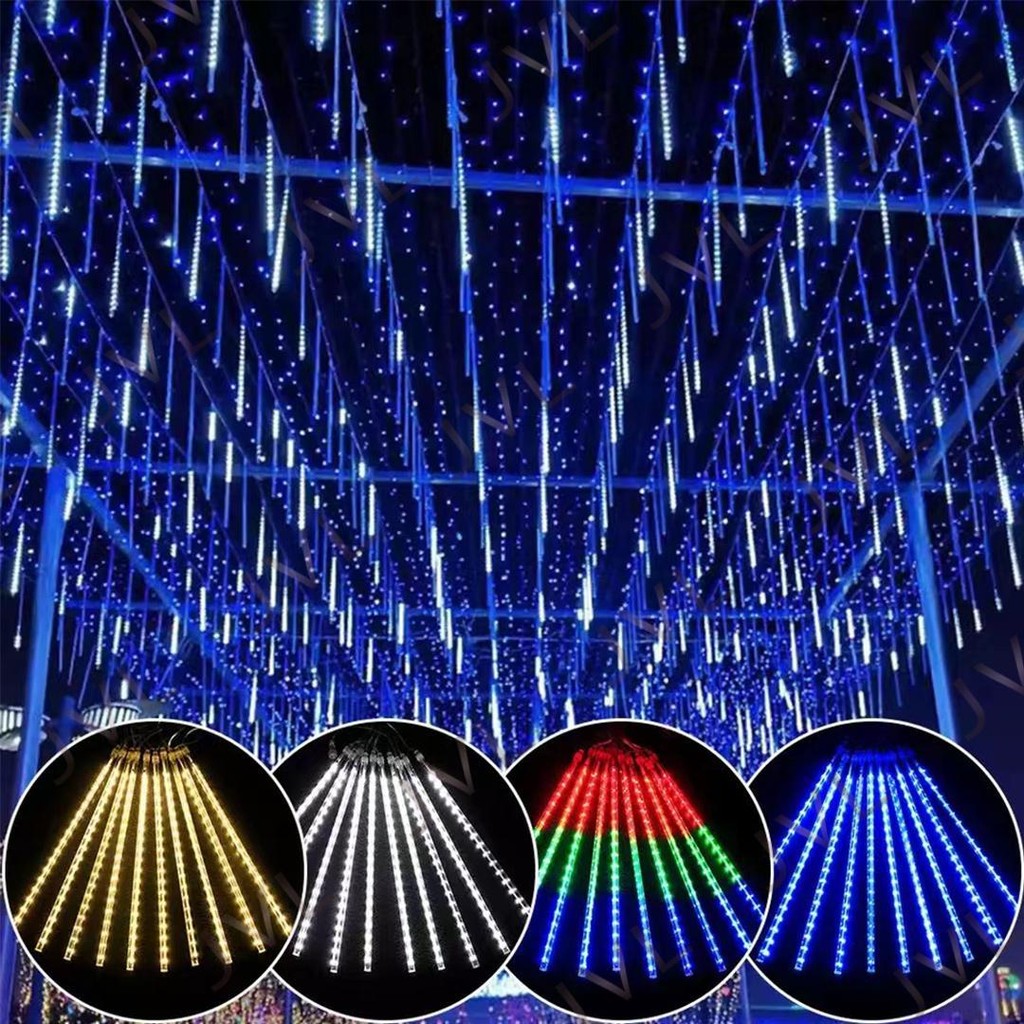 ﻿Meteor Shower LED Lights Colorful Stars Outdoor Landscape Lighting ...