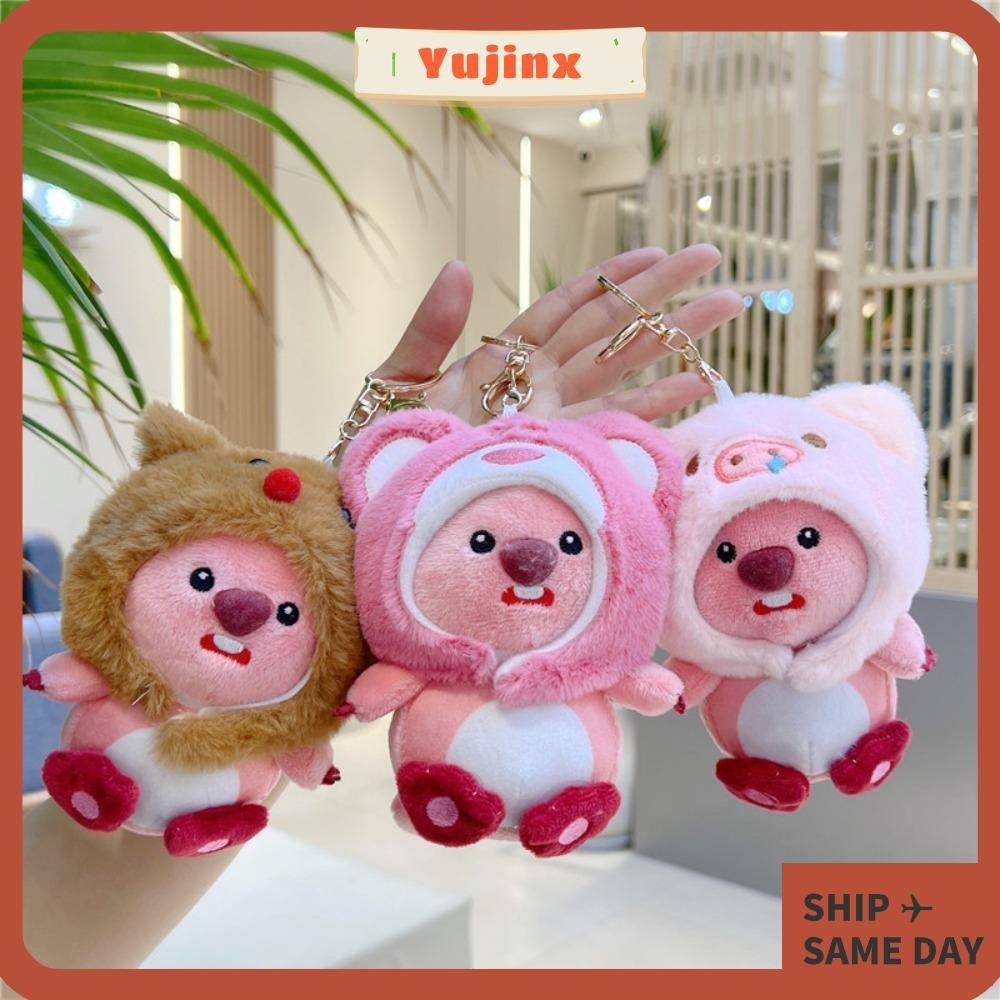 YUJINX Loopy Doll Plush Toy, Taiyaki Strawberry Bear Bee Hanging Bags ...