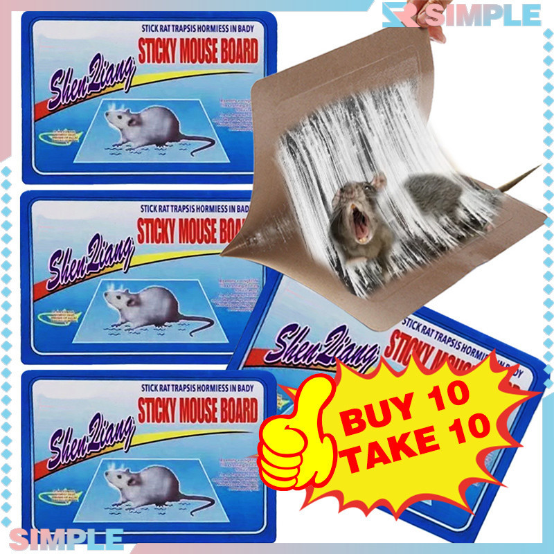 Sticky Mouse Board Bait Trap Mouse Glue | Shopee Philippines