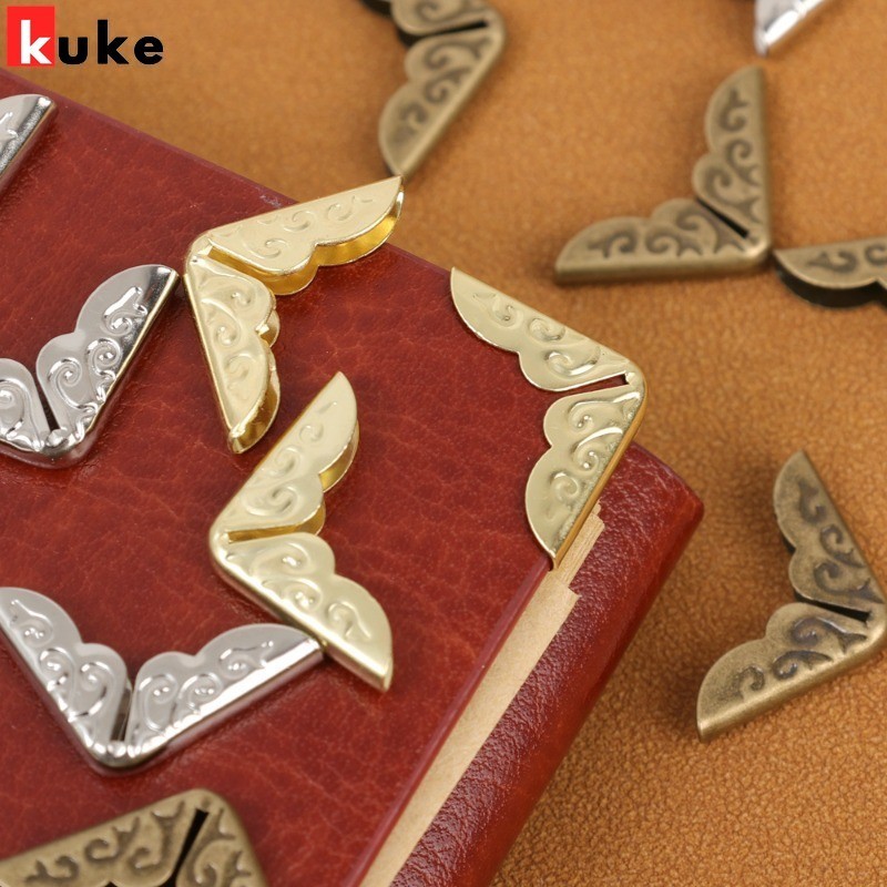 50Pcs Book Protective Corners - Retro Photo Albums Decoration - Menus ...