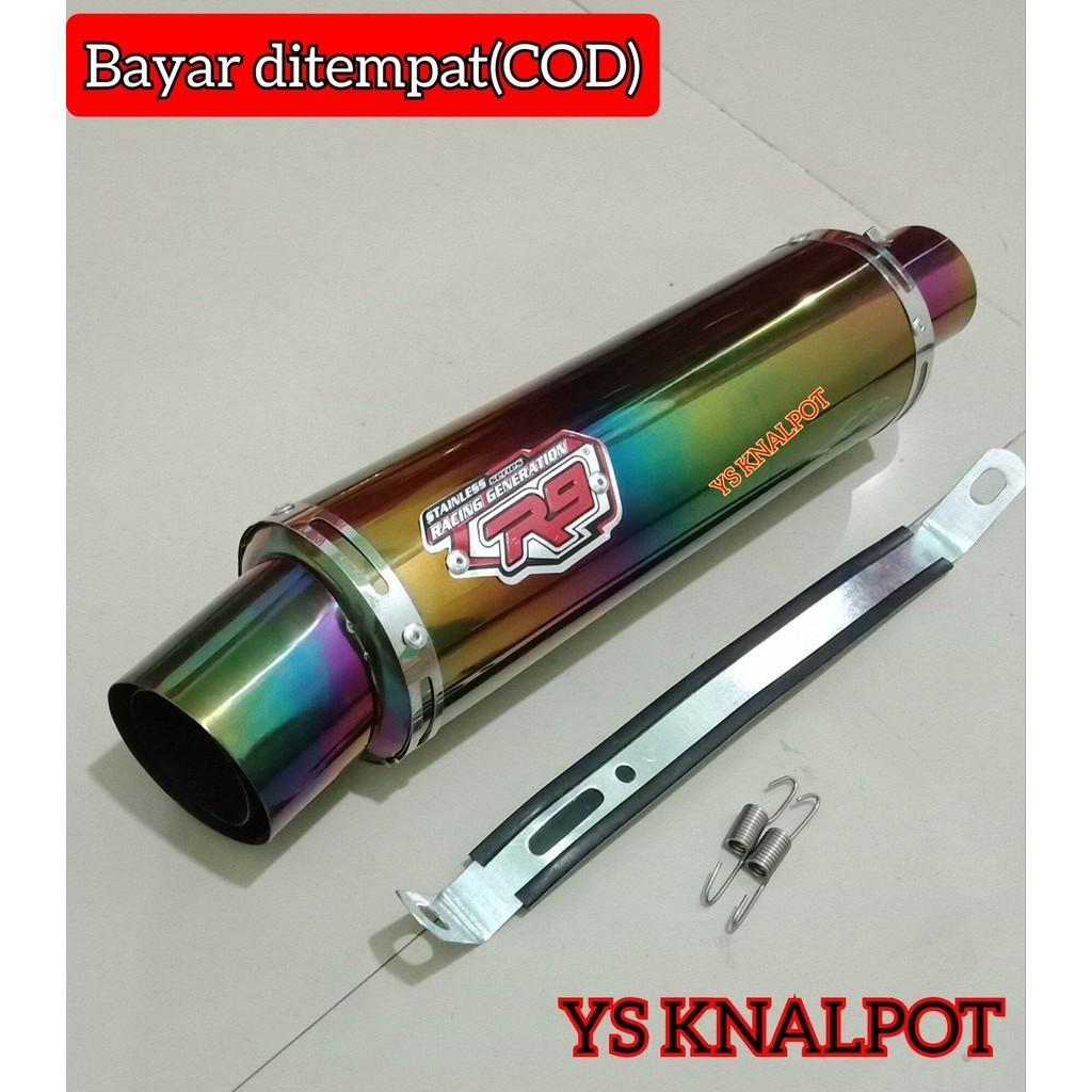 Rainbow r9 exhaust slincer r9 racing exhaust rainbow inlet 50mm ...