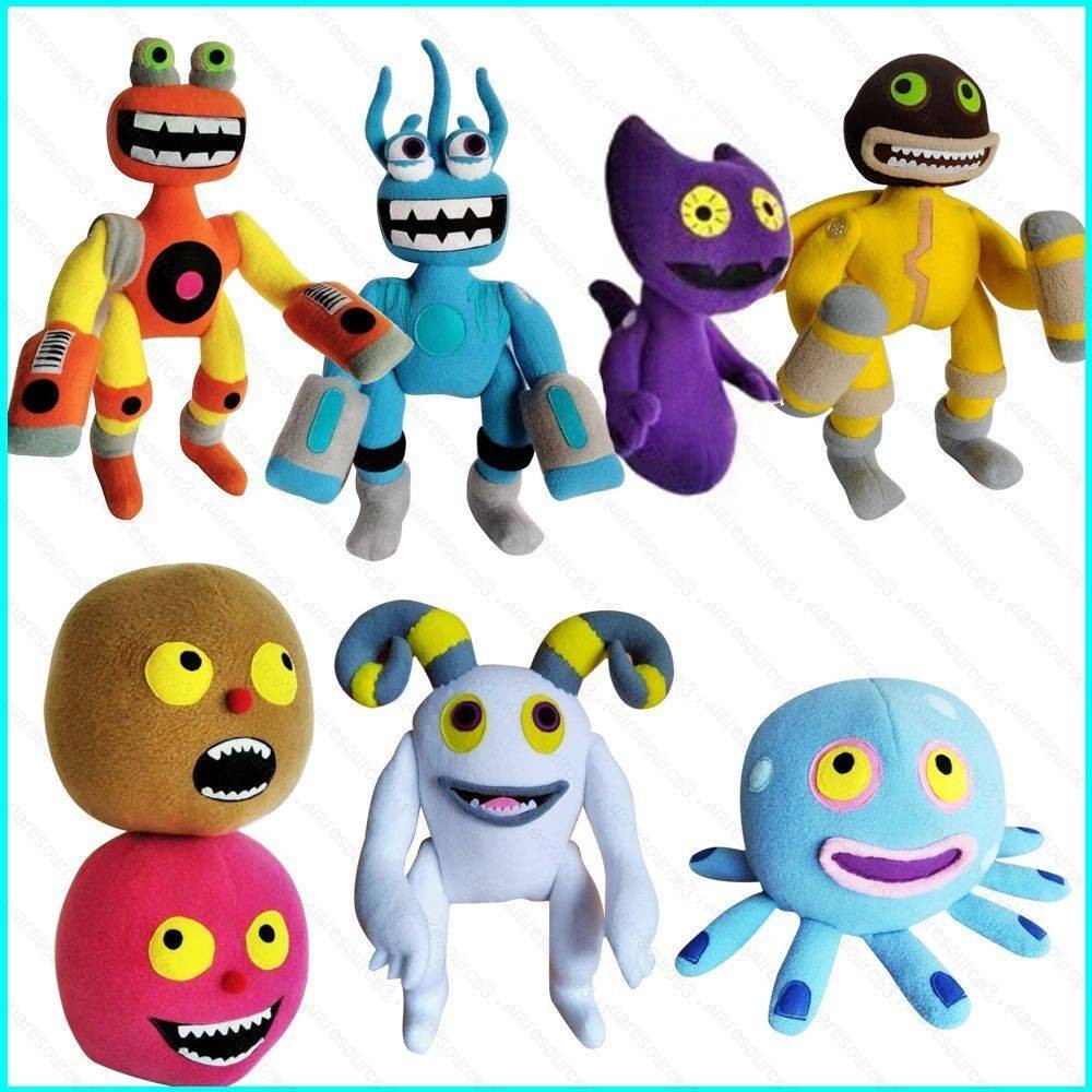 SQ3 MSM My Singing Monsters Plush Toys Toe Jammer Ghazt Rare Epic ...