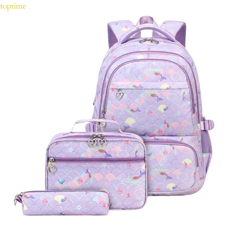 Top Teen School Bag Set Ergonomic Design with Lunchbox and Pencil Case ...