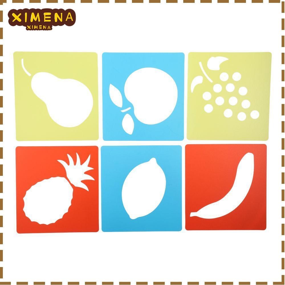 XIMENA Drawing Stencils, Plastic Various Colors Large Stencils ...