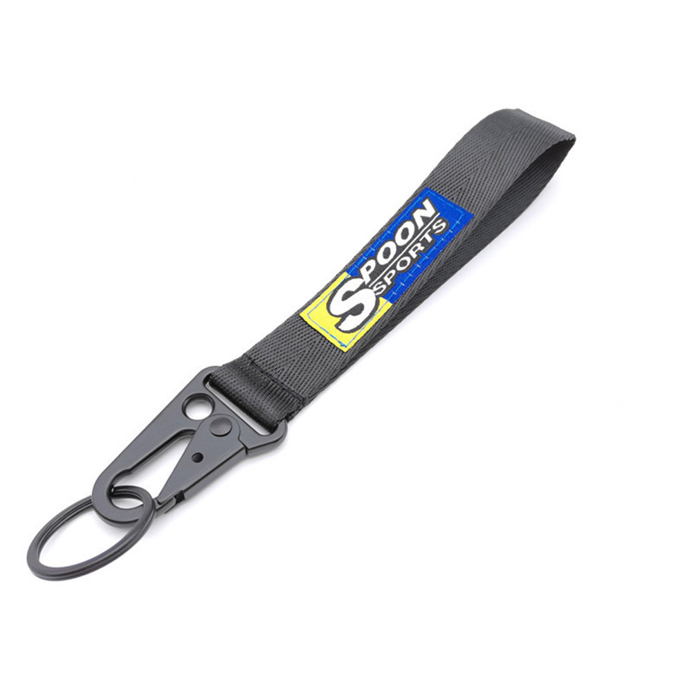 JDM Racing Spoon Sports Car Keychain Lanyard Metal Key Holder Key Ring ...