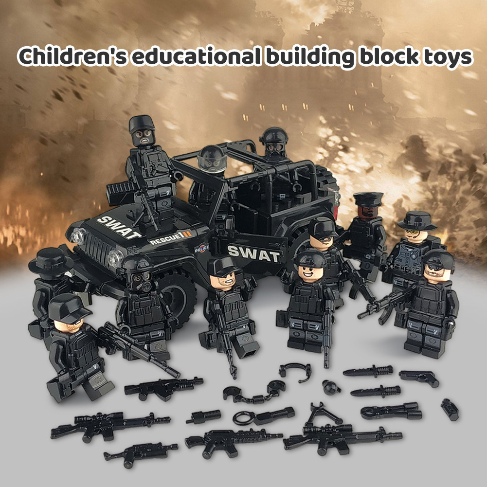 Army Set Military Accessories Building Blocks Police Minigigures ...