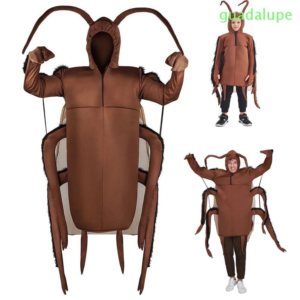 GUADALUPE1 Cockroach Cosplay Costume, One Piece Elastic Halloween Role ...