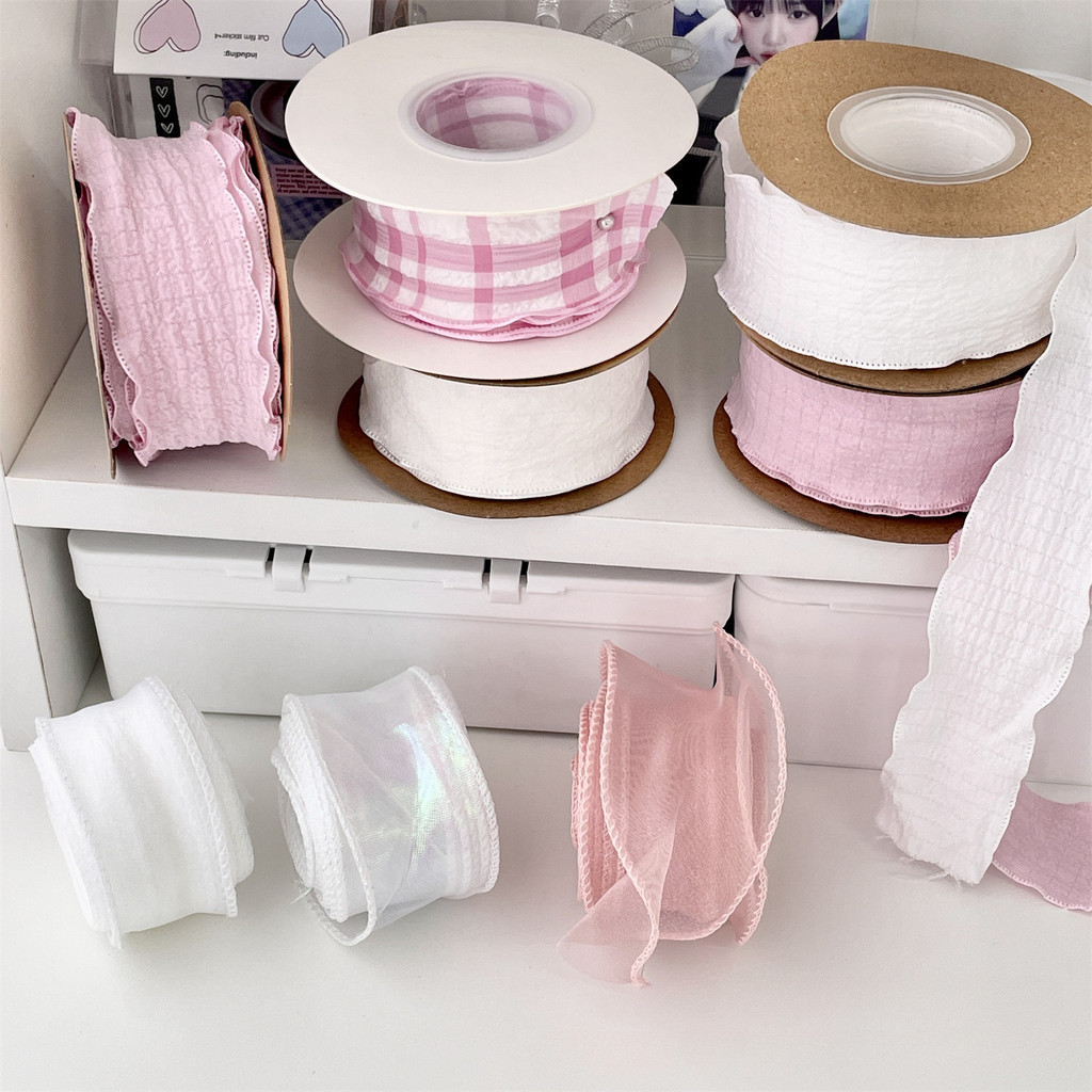 9m/roll Cotton Ribbons DIY Gift Wrapping Packaging Material Decoration ...