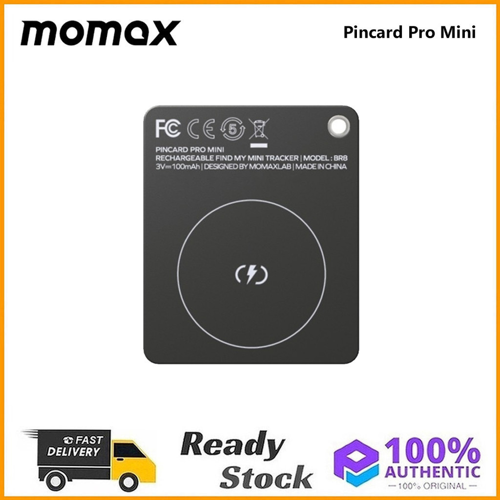 Original Momax PinCard Pro Mini Card Wireless Charging BR8 Positioning ...