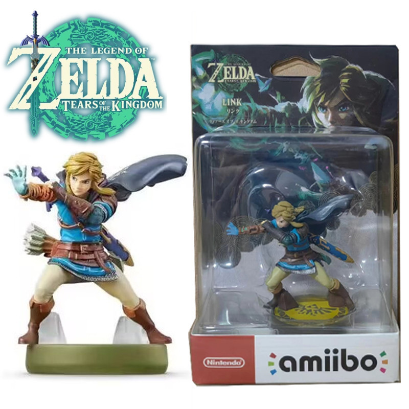 Link Action Figure The Legend of Zelda Tears of The Kingdom Decor Mdoel ...