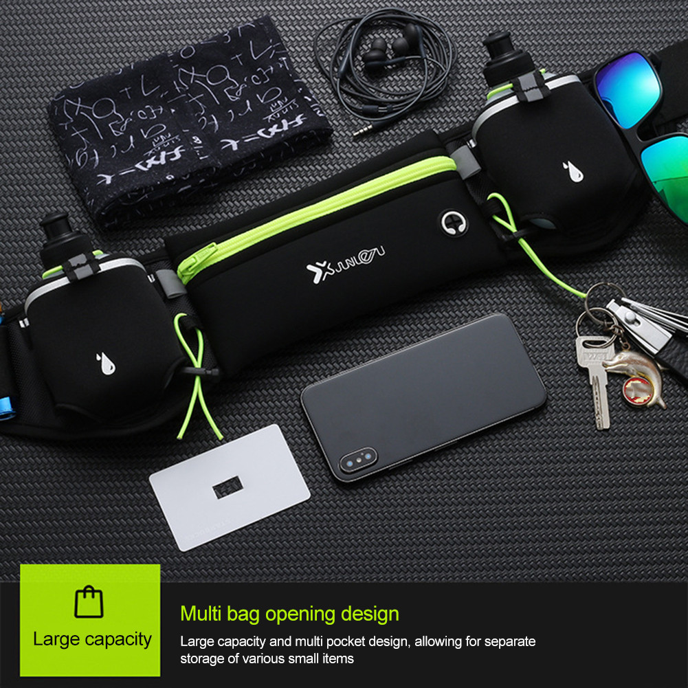 COD⭐ Water Bottle Holder with Bottles Adjustable Strap Running Bags for ...