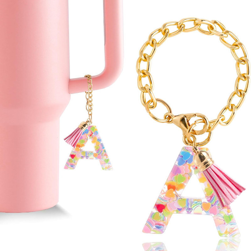 Letter Charm Accessories for Tumbler IceFlow Water Bottle Pendant 1 PCS ...