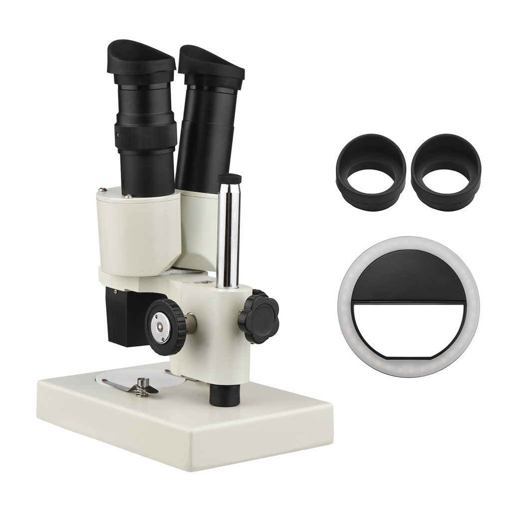 40X Magnification Stereo Light Microscope Compound Binocular Microscope ...