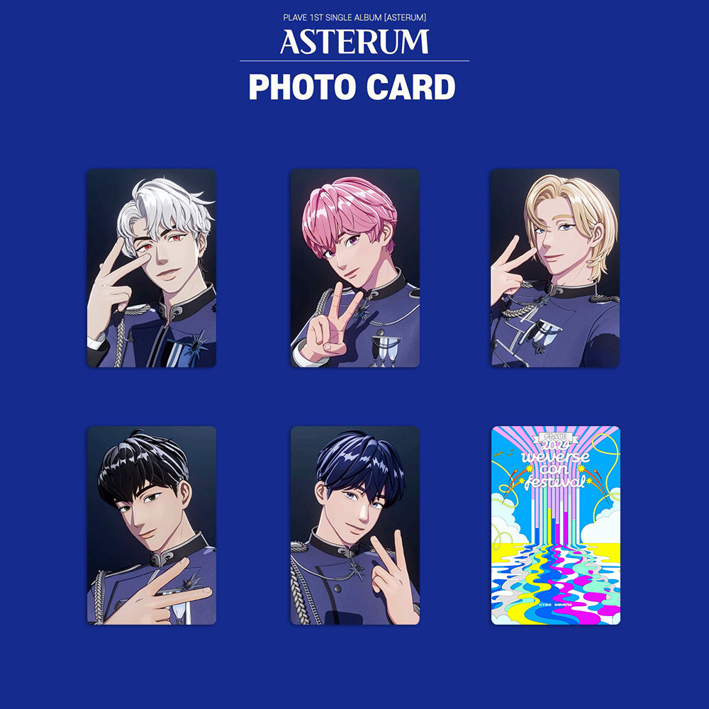 1-5pcs/set PLAVE Mediheal WEVERSE CON PLAVELIST Photocards Asterum Album 134-1 Lomo Cards YEJUN ...