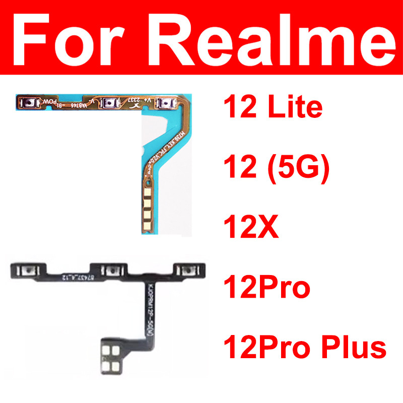 Power Volume Flex For Realme 12 Pro 12Pro Plus 12X 12Lite 4G 5G ON OFF ...