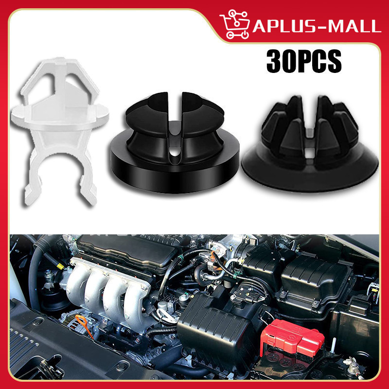 30Pcs/Set Hood Support Prop Rod Holders White/Black Hood Support ...