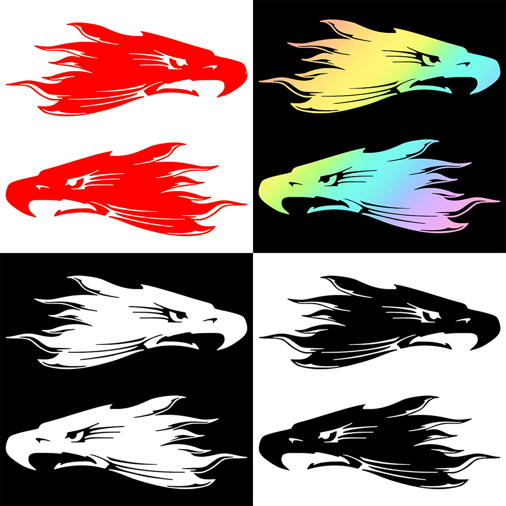 Car Appearance Modified Decals Laser Colorful Engraving Stickers Night ...