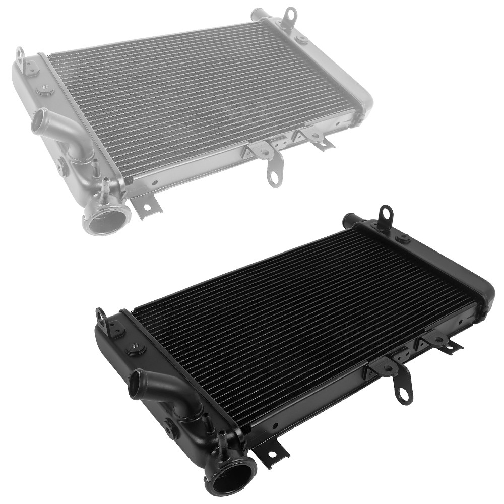 Motorcycle ZX4R ZX4RR Engine Radiator Aluminum Cooler Cooling Water ...