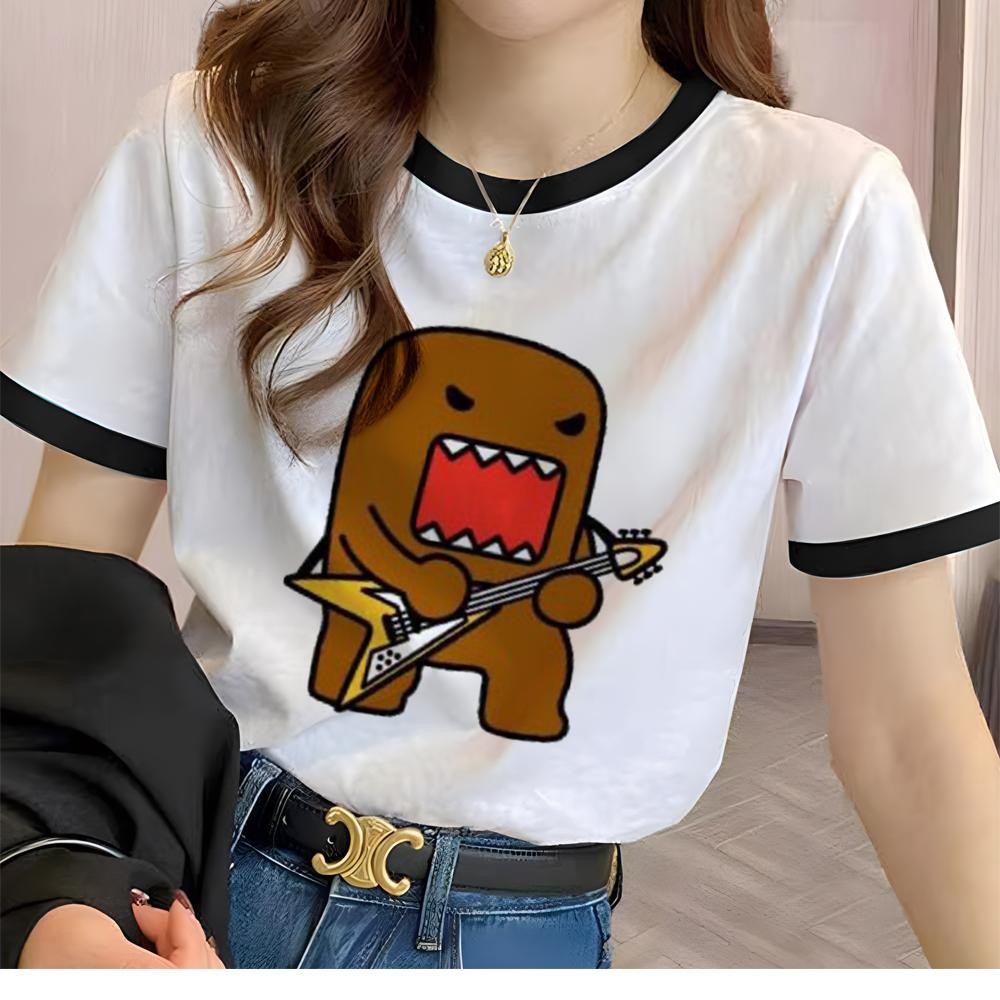 domo t shirt women designer tshirt girl comic graphic anime clothing ...