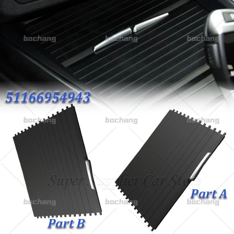 One piece Front Central Console Rear Seat Drink Water Cup Holder Cover ...