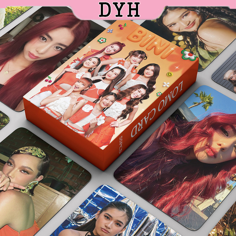 DYH 55pcs/box BINI LOMO Card Photo card Aiah Colet Maloi Gwen Stacey ...