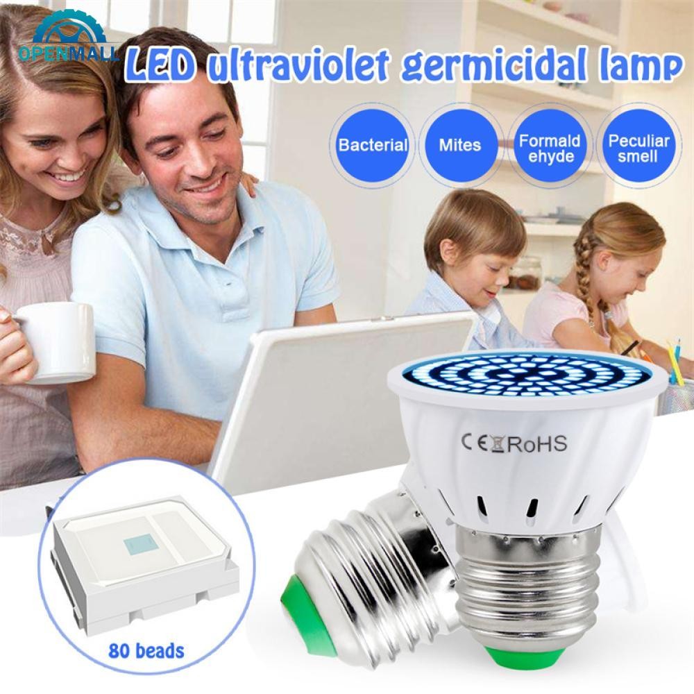OPENMALL Germicidal Light UVC Lamp Sterilizer LED UV Desinfection Lamp Ultraviolet Light Bulb MR ...