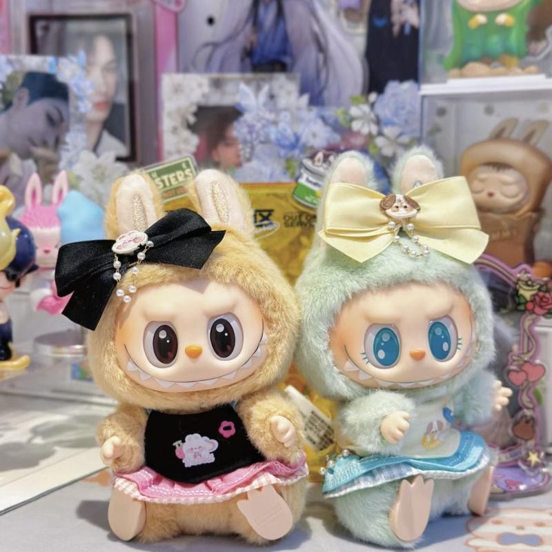 Labubu LABUBU Sitting Party Series Vinyl Plush Mystery Box Bubble Mart ...