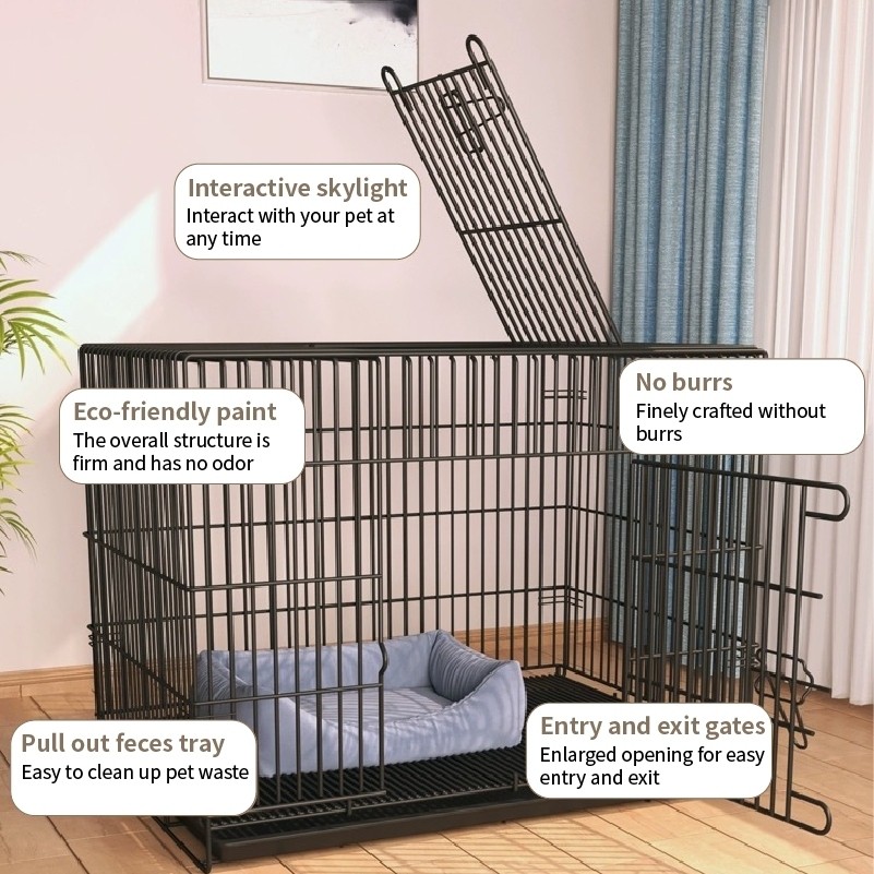 Dog Cage Carrier Large Pet Carrier Travel Cage Cat Cage Airline ...
