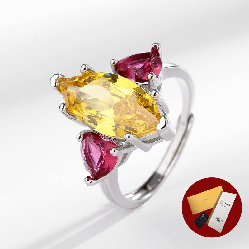 (With Gra Certificate) Special-Interest Design Stylish Opening Ring ...