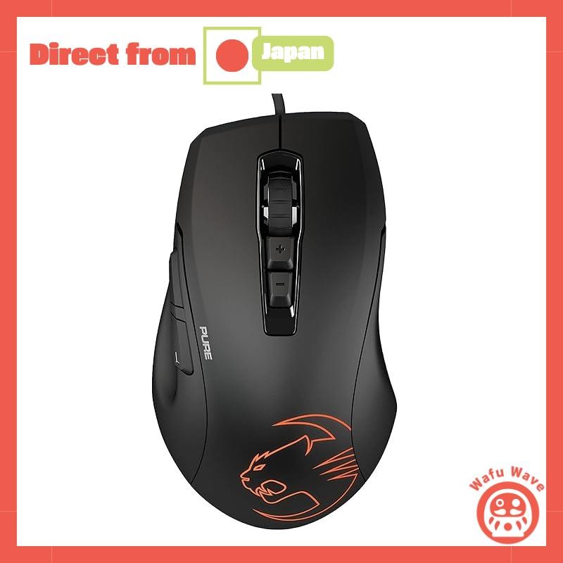 ROCCAT Gaming Mouse Kone Pure SEL Bulk version Wired PVC Black Optical ...