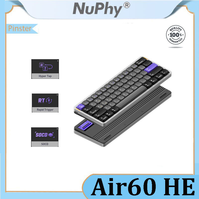 【Available in stock】NuPhy Air60 HE gaming low magnetic switch,wired ...