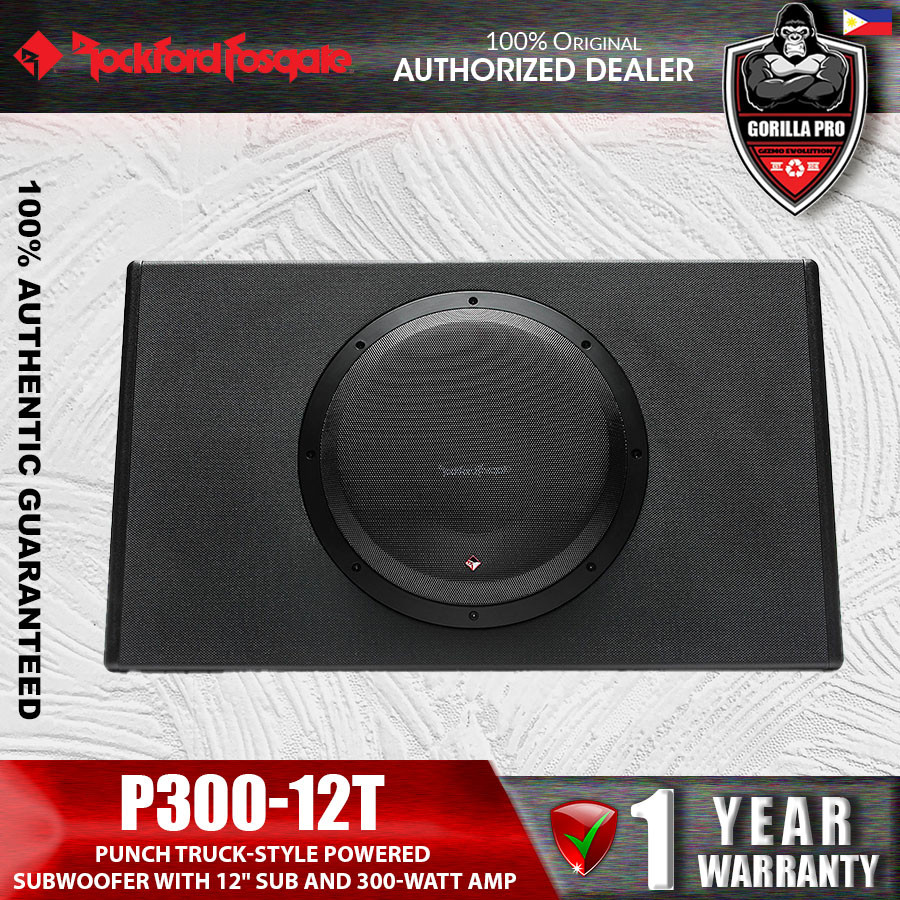 Rockford Fosgate P300-12T Punch Series Truck-Style 12" Powered ...