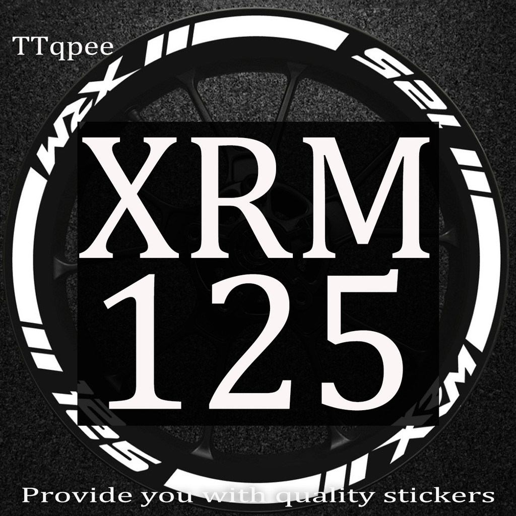 Reflector Motorcycle Wheel Rim Mags Sticker Vinyl Decal for HONDA XRM ...