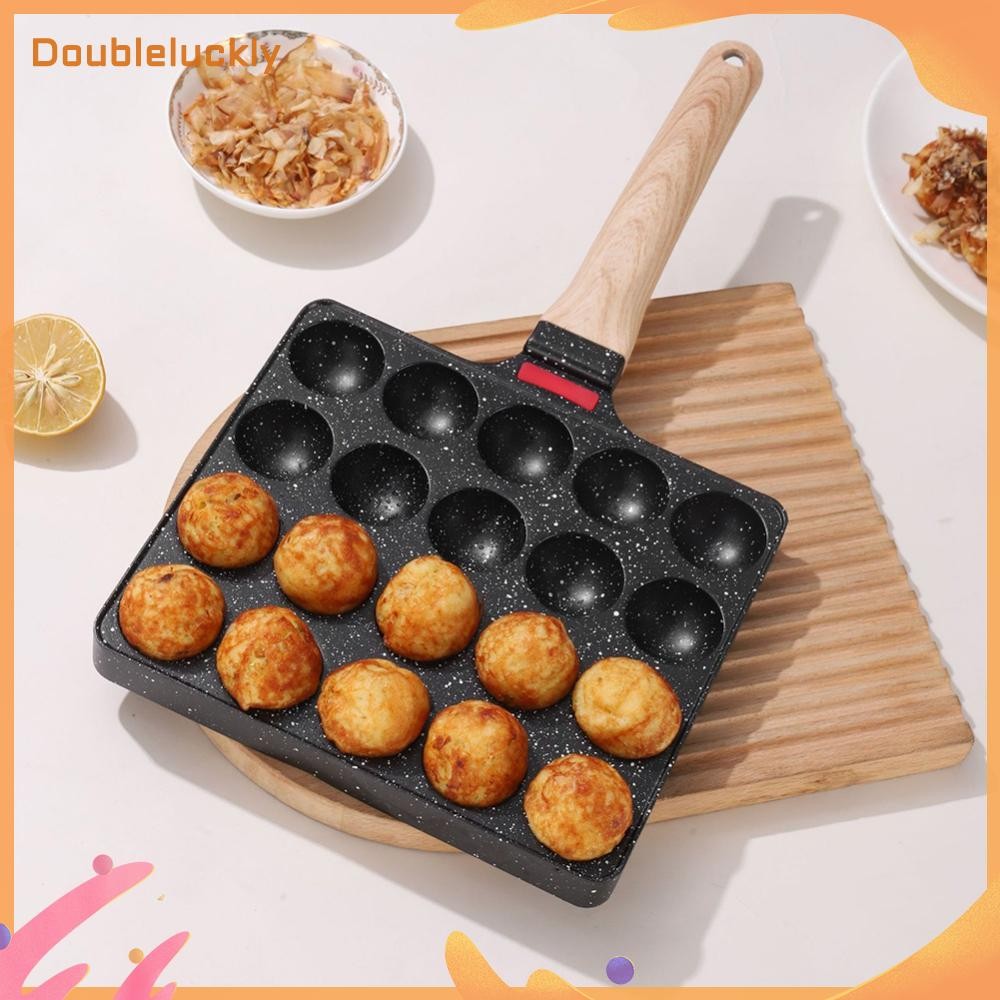 Nonstick Octopuses Meat Balls Mold 20 Compartment Holes Takoyaki Grill ...