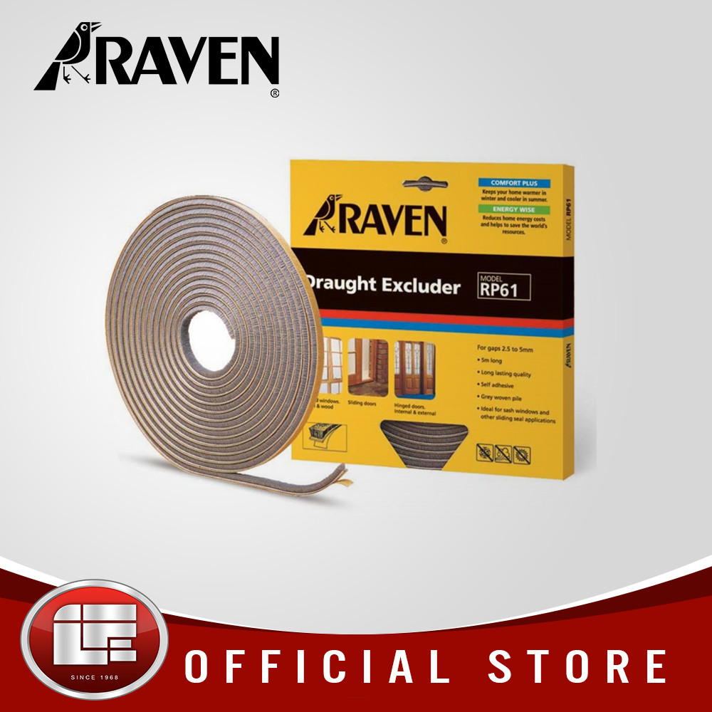 Raven RP61 Gray Draught Excluder Self Adhesive Seal 5M | Shopee Philippines