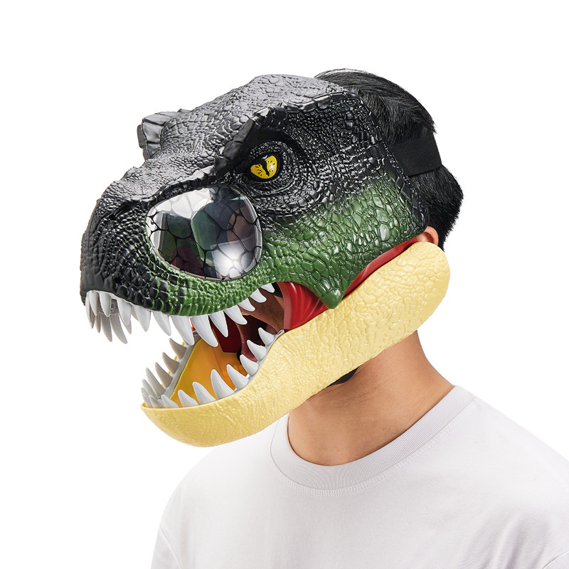 GG+Boyroom 2023 new Dinosaur Headgear with Sound & Eye Lights T Rex ...